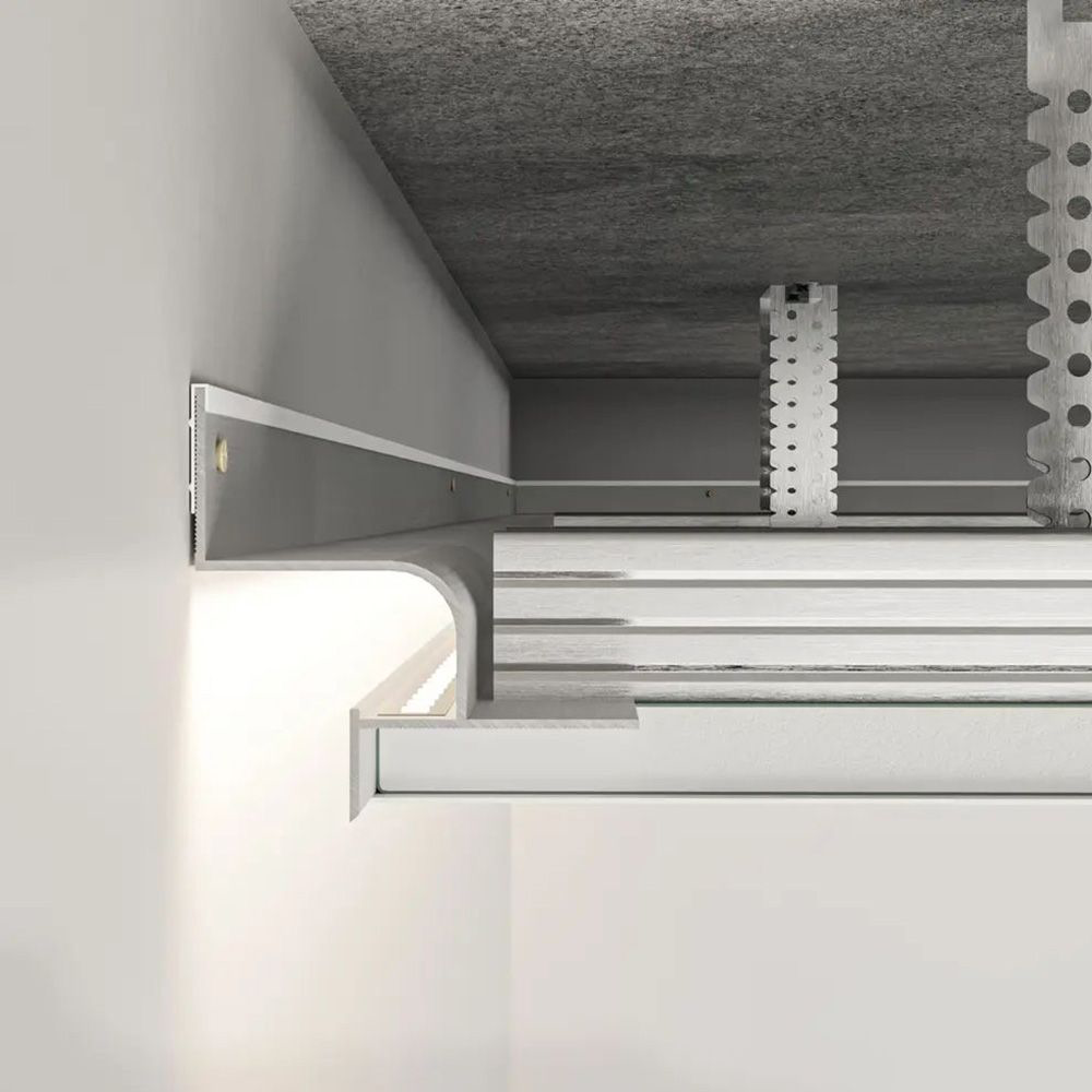 Profile scafe de tavan cu LED sau fara | Ceiling Shadow GAP profiles ...